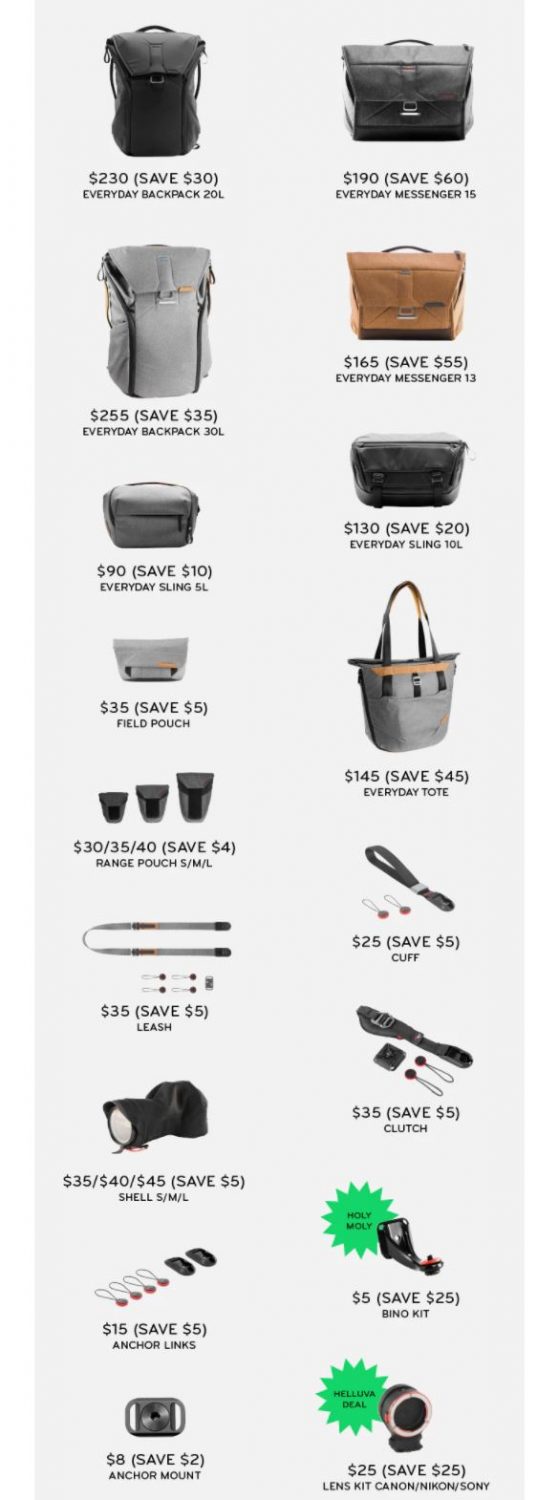 ピークデザインの新製品をKickstarterでいち早く手に入れる！お得に買えるチャンスです | 神戸ファインダー