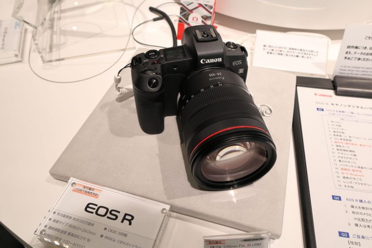 EOS Rを実際に触ってきた！感想とEOS Rの展示されている場所まとめ | 神戸ファインダー